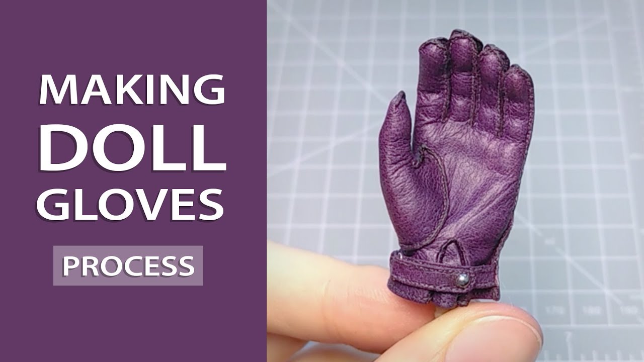 Making Doll Gloves | Шью Перчатки для Куклы - YouTube