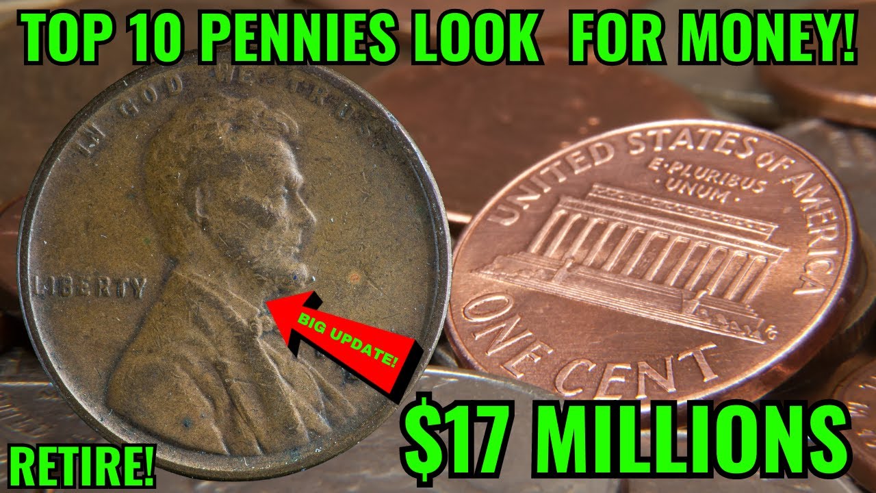 TOP 10 SUPER RARE SEARCHING PENNIES IN HISTORY! MOST VALUABLE PENNIES ...