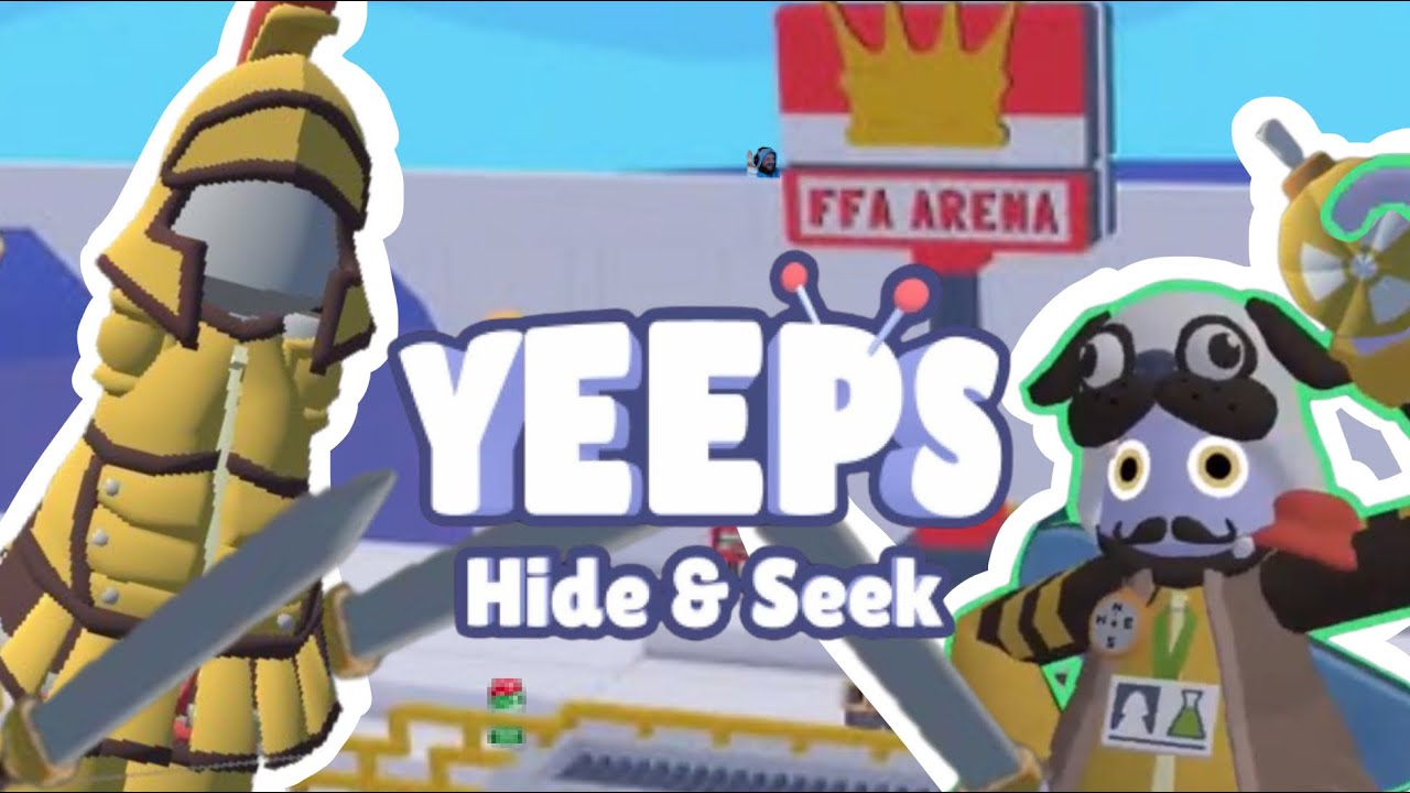 PLAYING THE NEW BATTLE ARENA MAP IN YEEPS! - YouTube