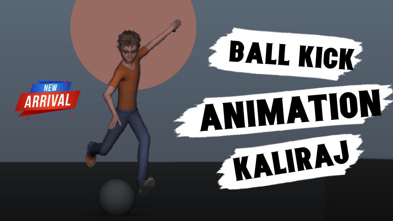 Ball Kick | Cartoon animation - YouTube