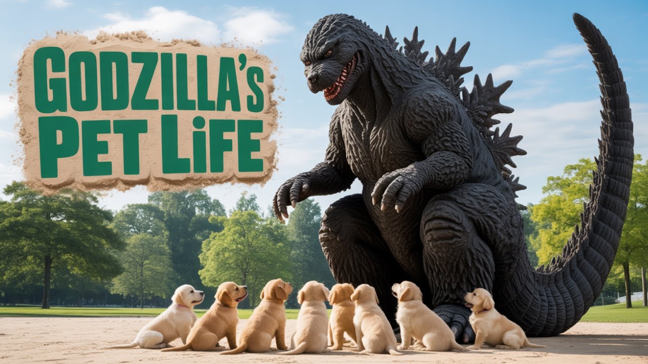 Godzilla Walks Dogs for a Living Now! - YouTube