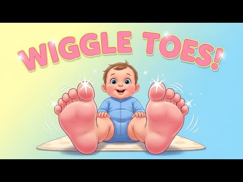 Little Toes Dance! 👣 Wiggle Wiggle Kids Rhyme