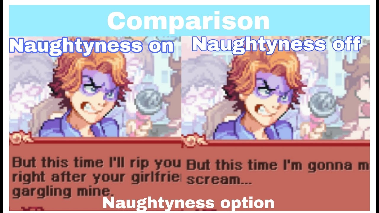 FNF Update - Naughtyness option comparison - YouTube