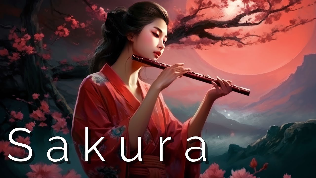 SAKURA - Cinematic Music Video with Beautiful Piano and Flute - YouTube