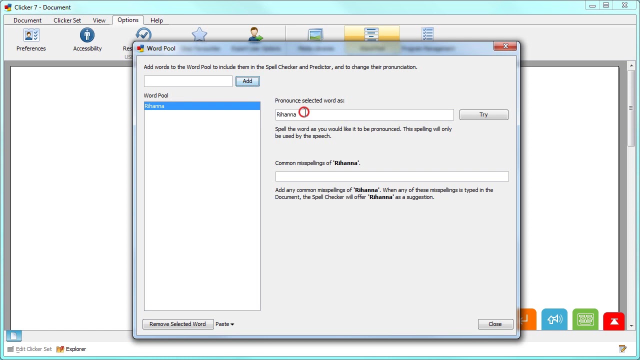 How to use the Word Pool - YouTube