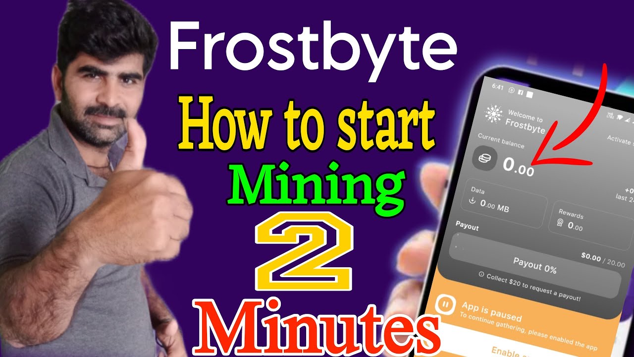 How to start mining frostbyte Frostbyte app mining kaise start keain frostbyte mining problem ...