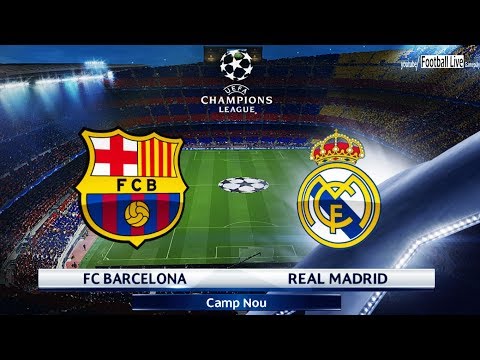 PES 2018 | FC Barcelona vs Real Madrid | El Clasico | Gameplay PC | UEFA Champions League (UCL)
