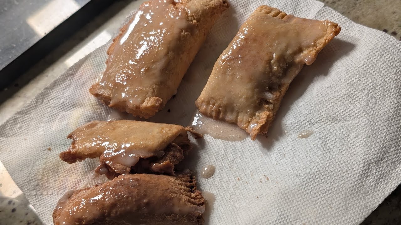 Fried hand apple pies - YouTube