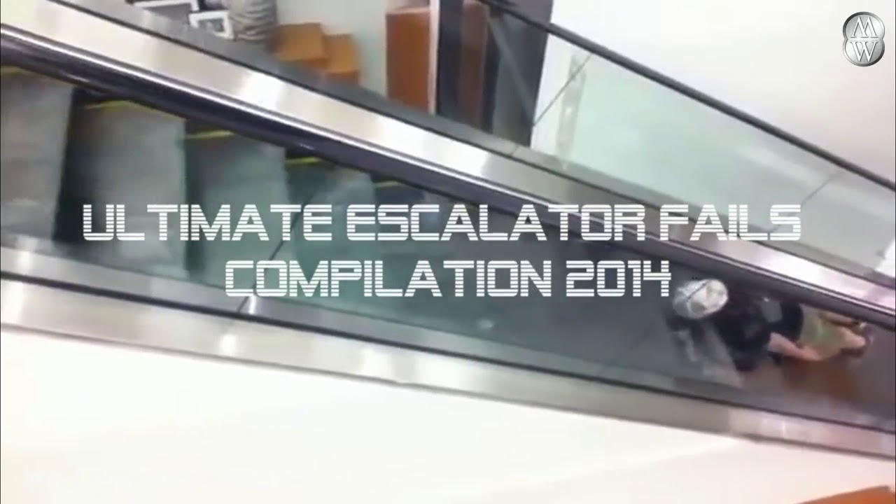 Ultimate Escalator Fails Compilation [2014] - YouTube