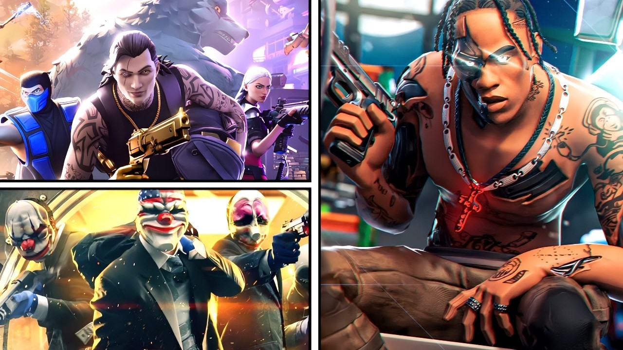 FORTNITE X PAYDAY? NUEVA SKIN DE TRAVIS SCOTT? ARTE FILTRADO DE LA ...