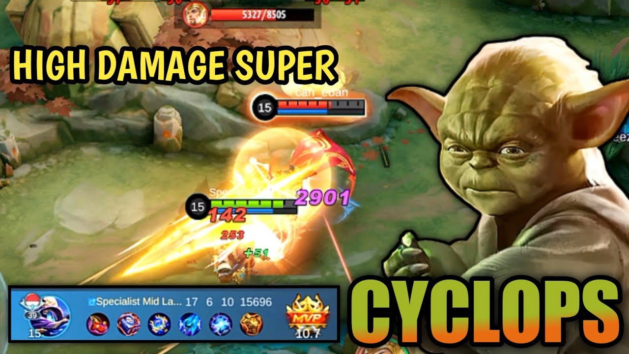 Cyclops High Damage Super - Build Top Global Cyclops 2023 ~ MLBB - YouTube