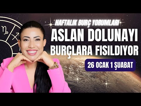 🌙 Gökyüzü Konuşuyor! Nurcan Vecigün ile 26 Ocak – 1 Şubat Burç Rehberi