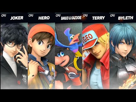 Super Smash Bros Ultimate - Fighter Pass 1 Battle (1/2) - YouTube