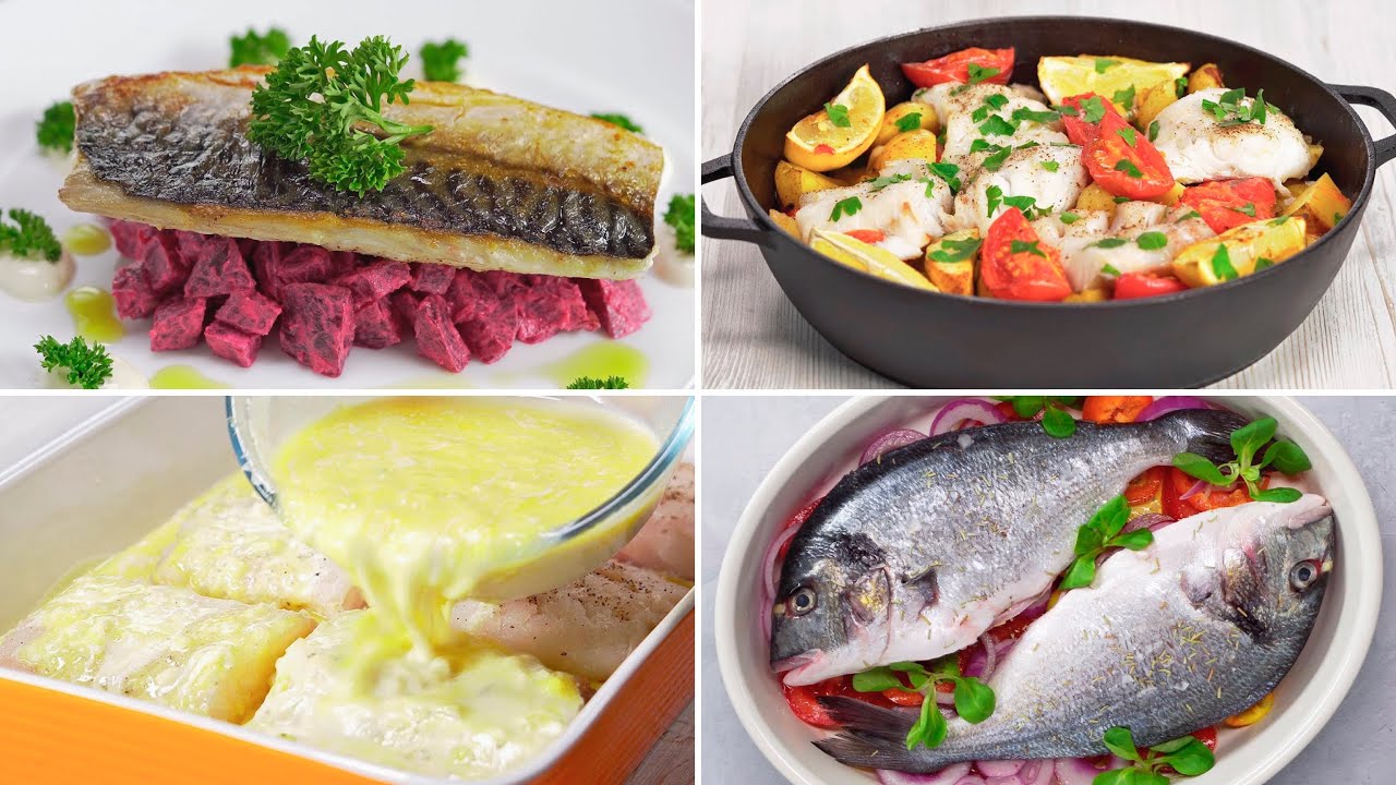 4 Easily Ways To Cook DELICIOUS FISH || Super Tasty FISH DINNER ...