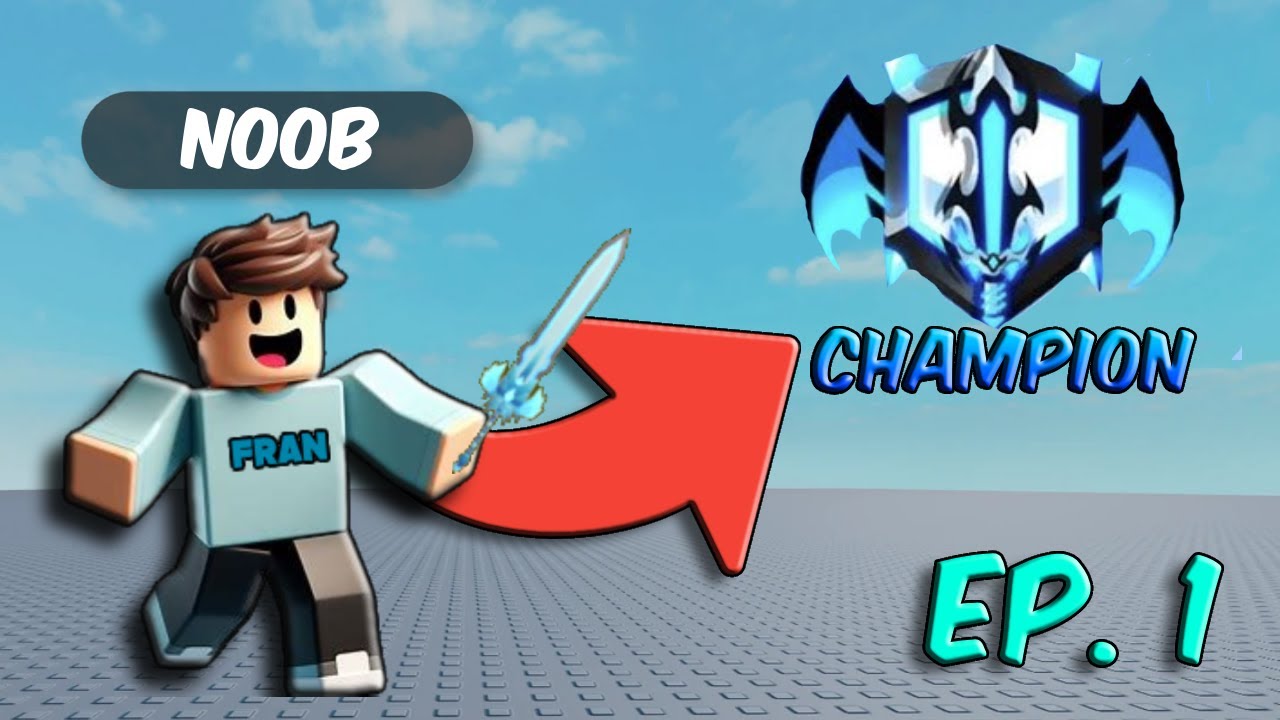 Playing Blade Ball untill I get Champion Rank! (Ep. 1) (Roblox) - YouTube