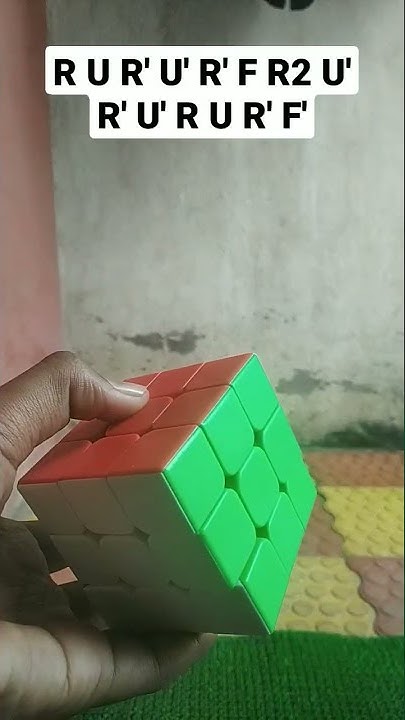 Rubik's cube T perm algorithm#shorts - YouTube