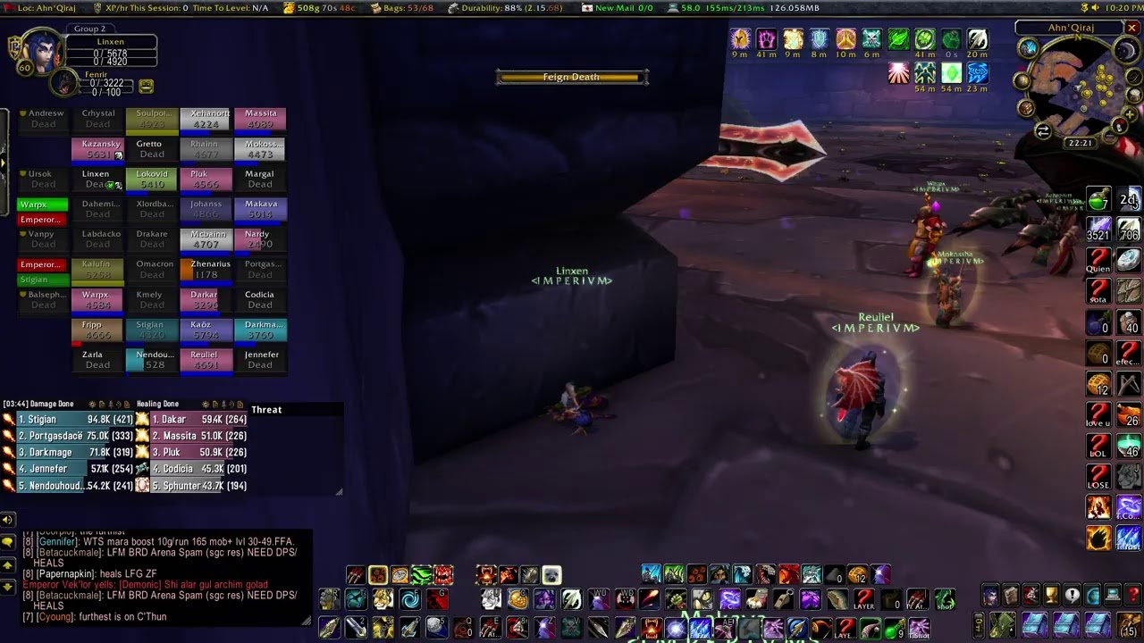 Wow classic | Raid AQ 40 dia lunes | IMPERIVM - YouTube