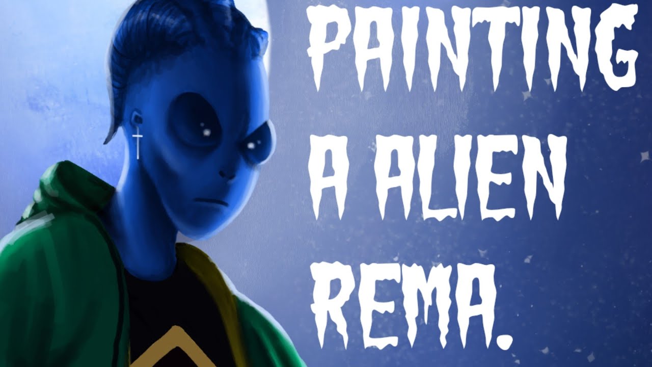 PAINTING A ALIEN REMA - YouTube