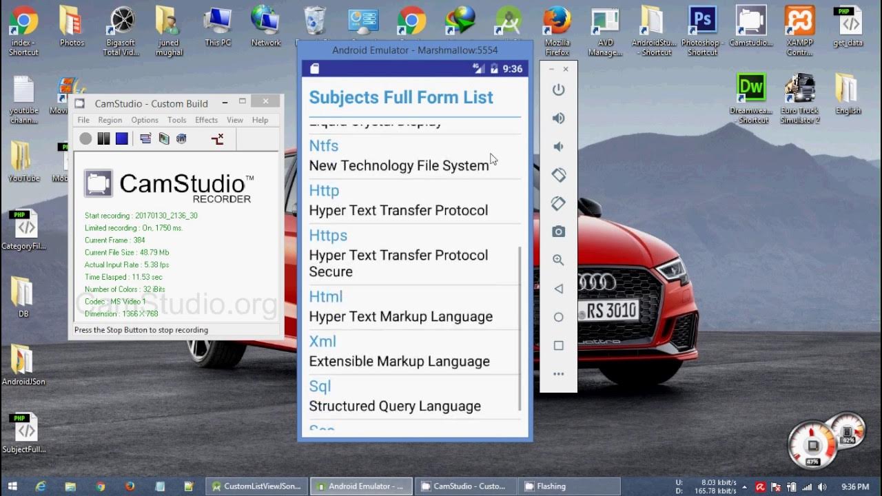 Android PHP MySQL Custom ListView - YouTube