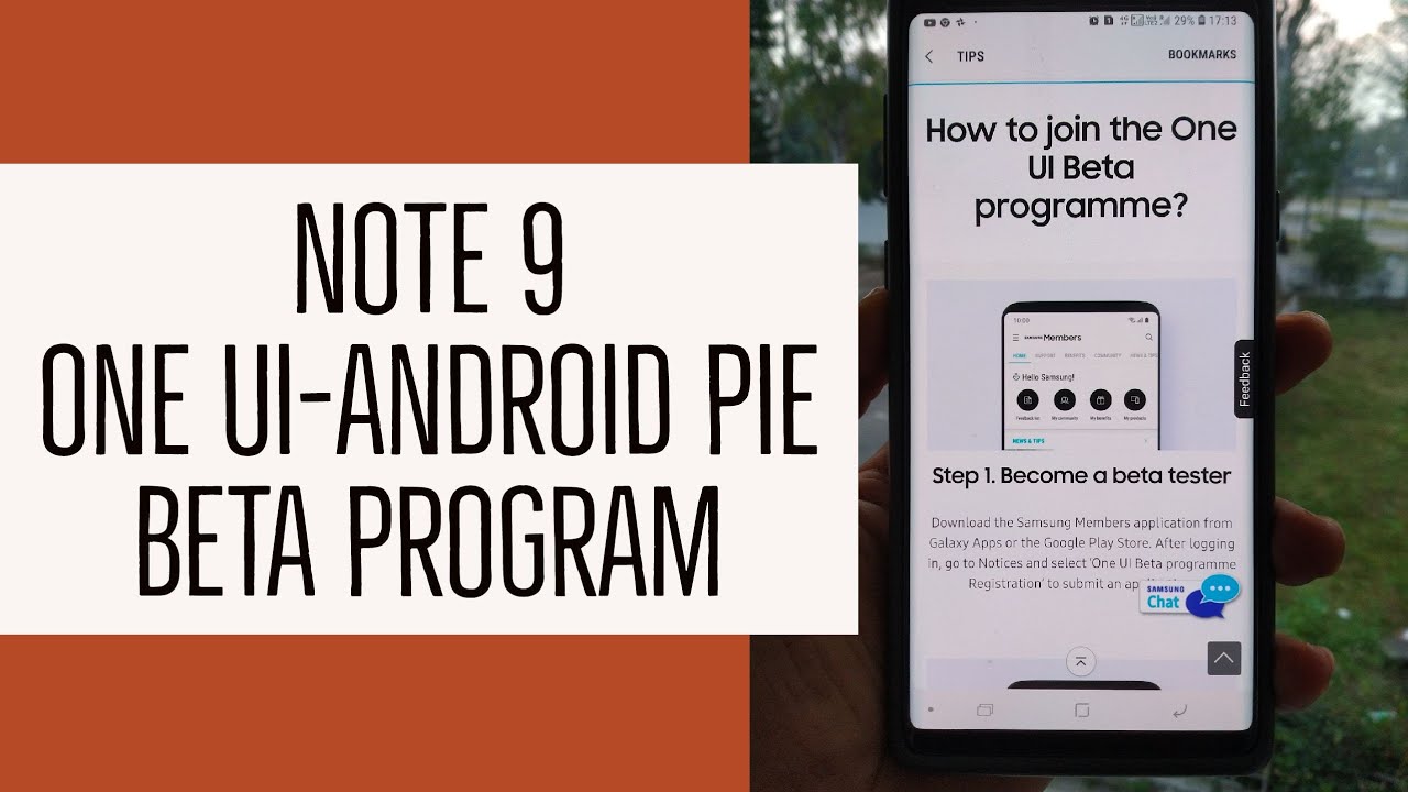 SAMSUNG NOTE 9| ONE UI| ANDROID PIE| BETA UPDATE - YouTube