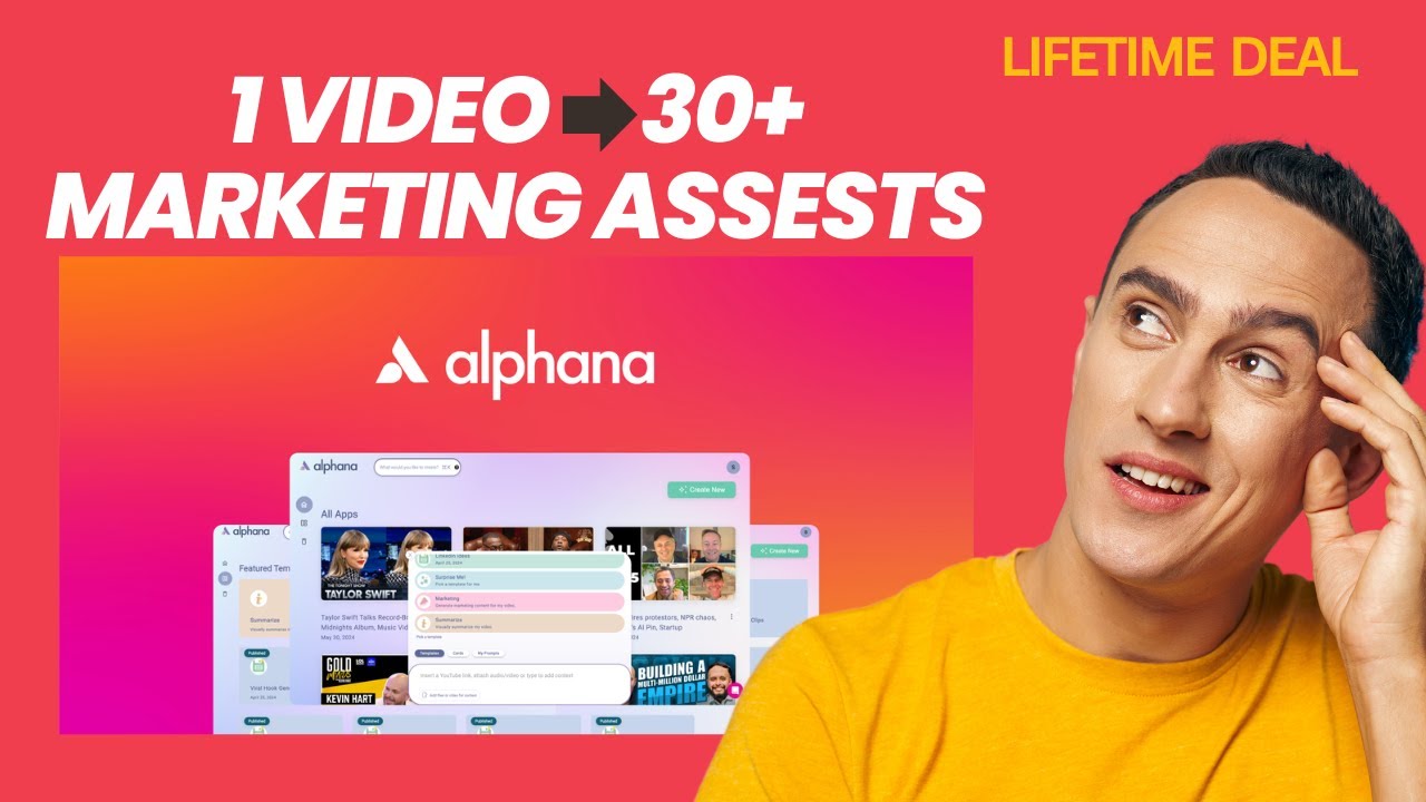 Alphana Lifetime Deal I Turn Video into Viral Content with AI - YouTube