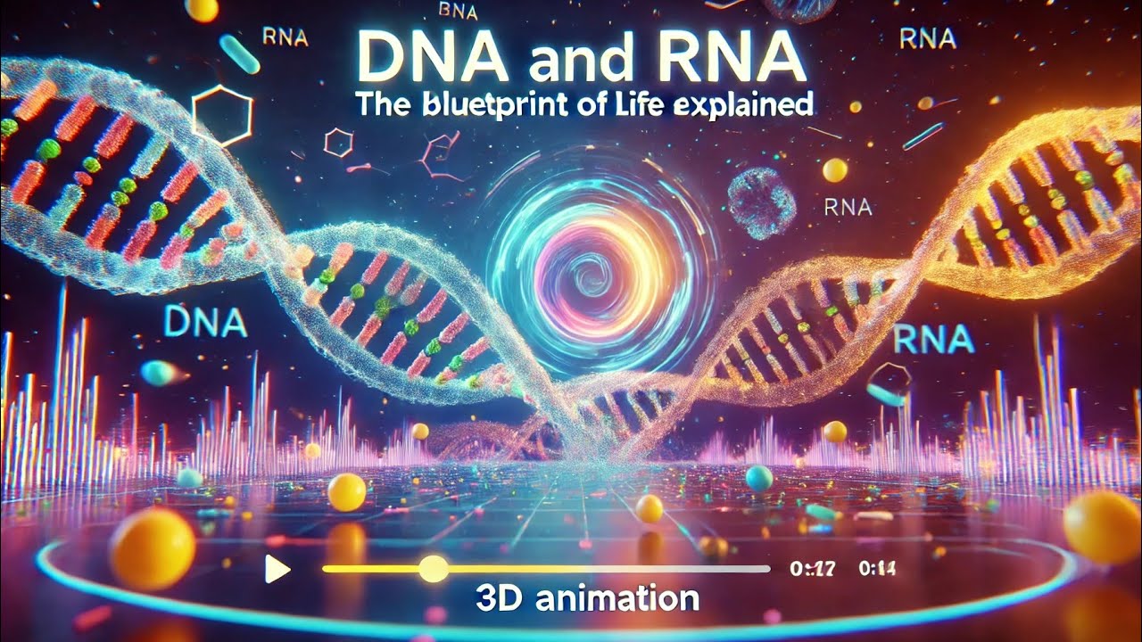 DNA and RNA THE BLUEPRINT OF LIFE EXPLAINED IN 3D ANIMATION - YouTube