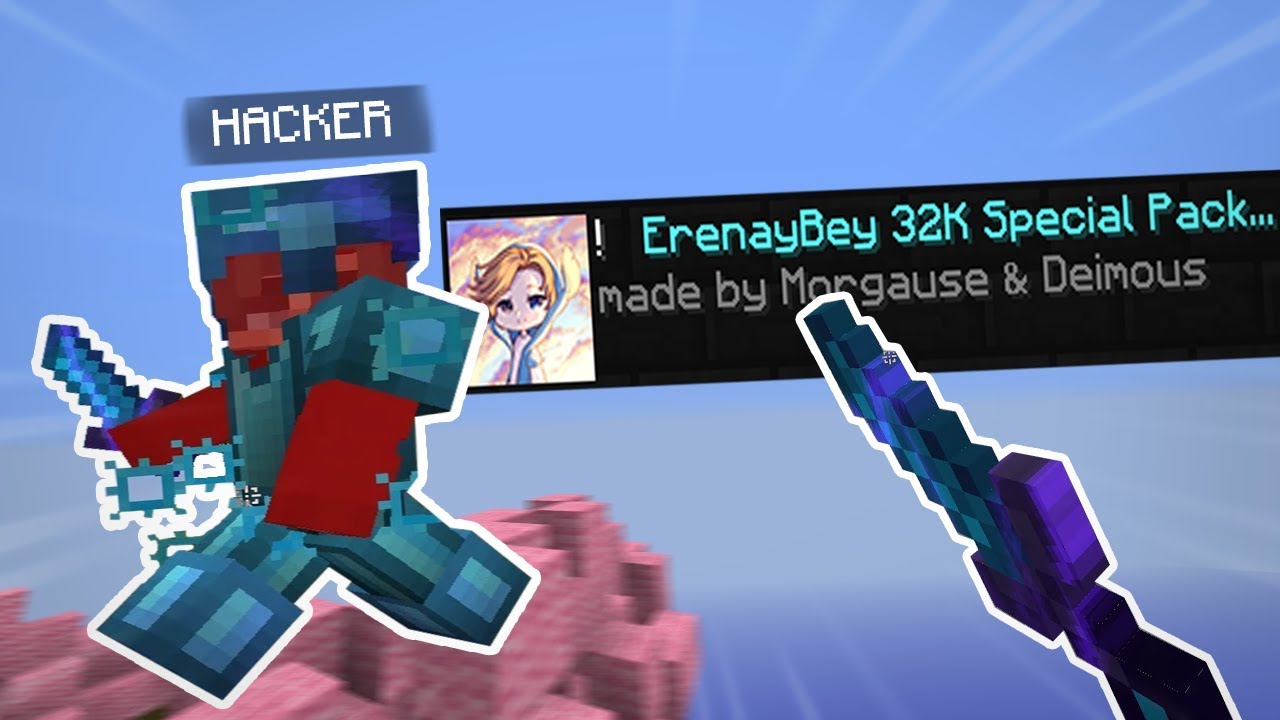 ERENAY BEY 32K TEXTURE PACK !! -minecraft sonoyuncu skywars - YouTube