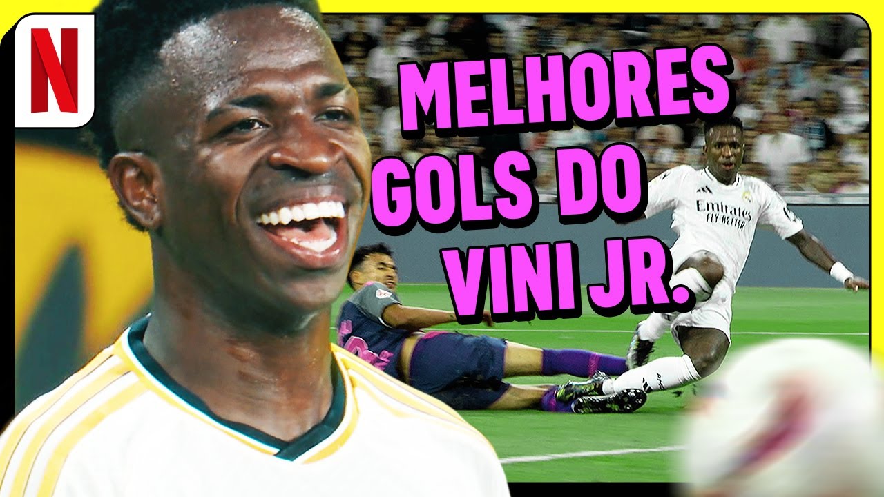 OS GOLS MAIS BONITOS DO VINI JR. 🔥⚽️ | Baila, Vini | Netflix Brasil ...