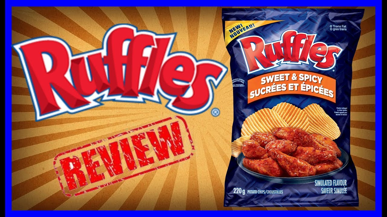 ♥"New" Ruffles Sweet & Spicy Chips | Food Review♥-May 4th 2018 - YouTube