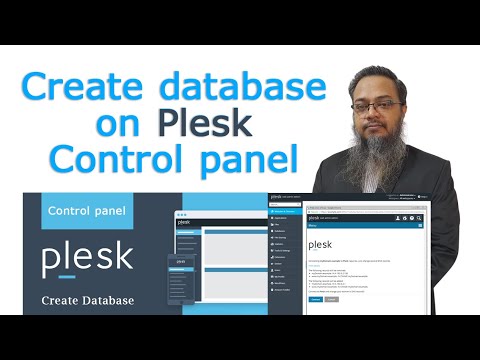 How to create database on Plesk Control panel - Bangla Tutorial - YouTube