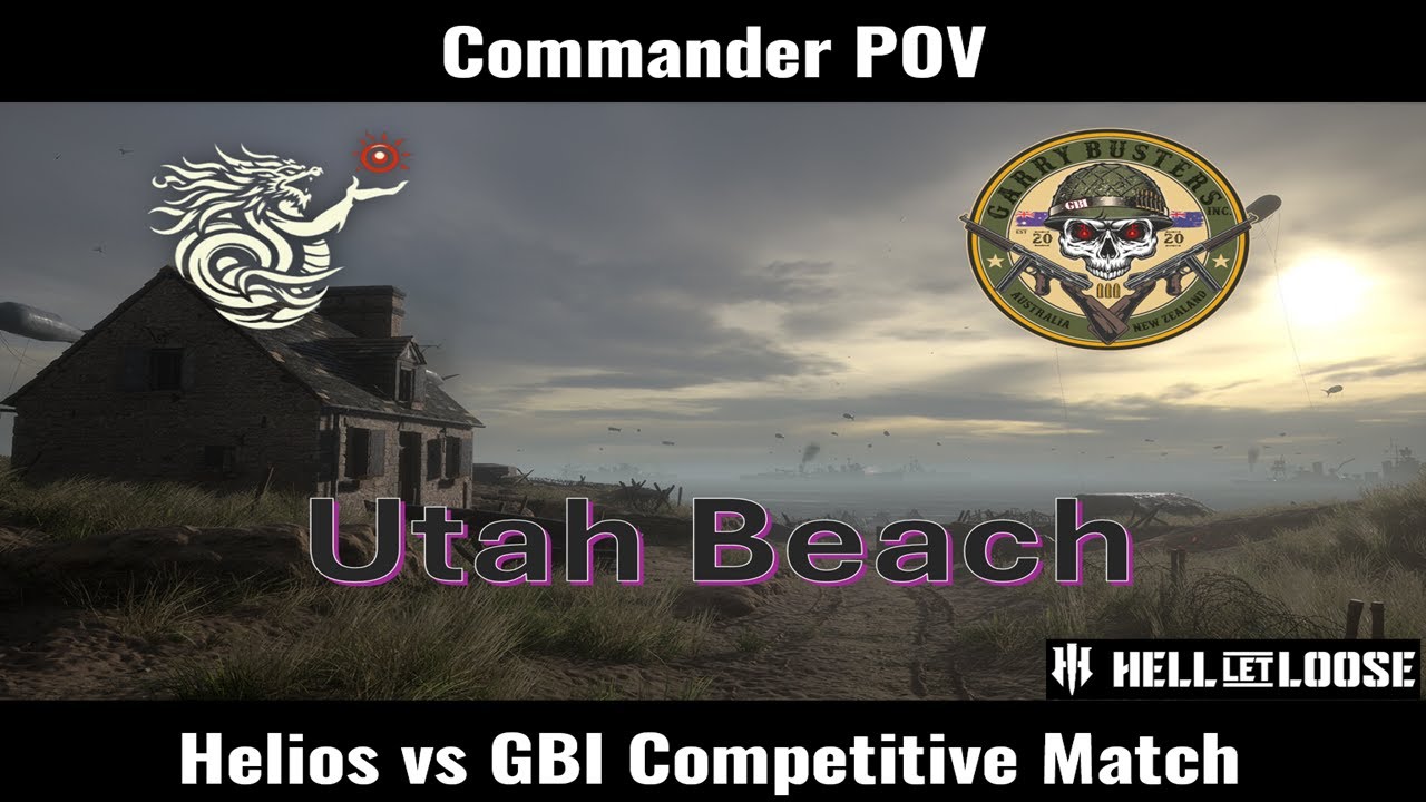 Hell Let Loose - Helios vs GBI | Commander POV | Utah Beach ...