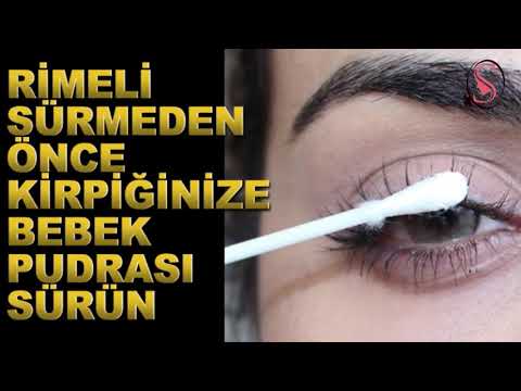Muhteşem kirpikler için rimel tüyoları