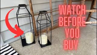 Honest Review of my Outdoor Lanterns