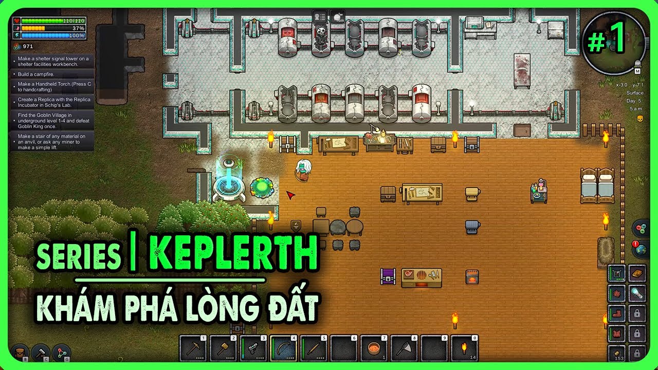 Khởi động Series mới - Sinh tồn Khám phá xuyên lòng đất - Keplerth #1 ...