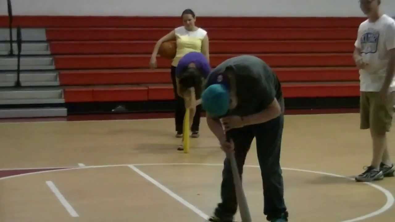 Dizzy Basketball Relay - YouTube