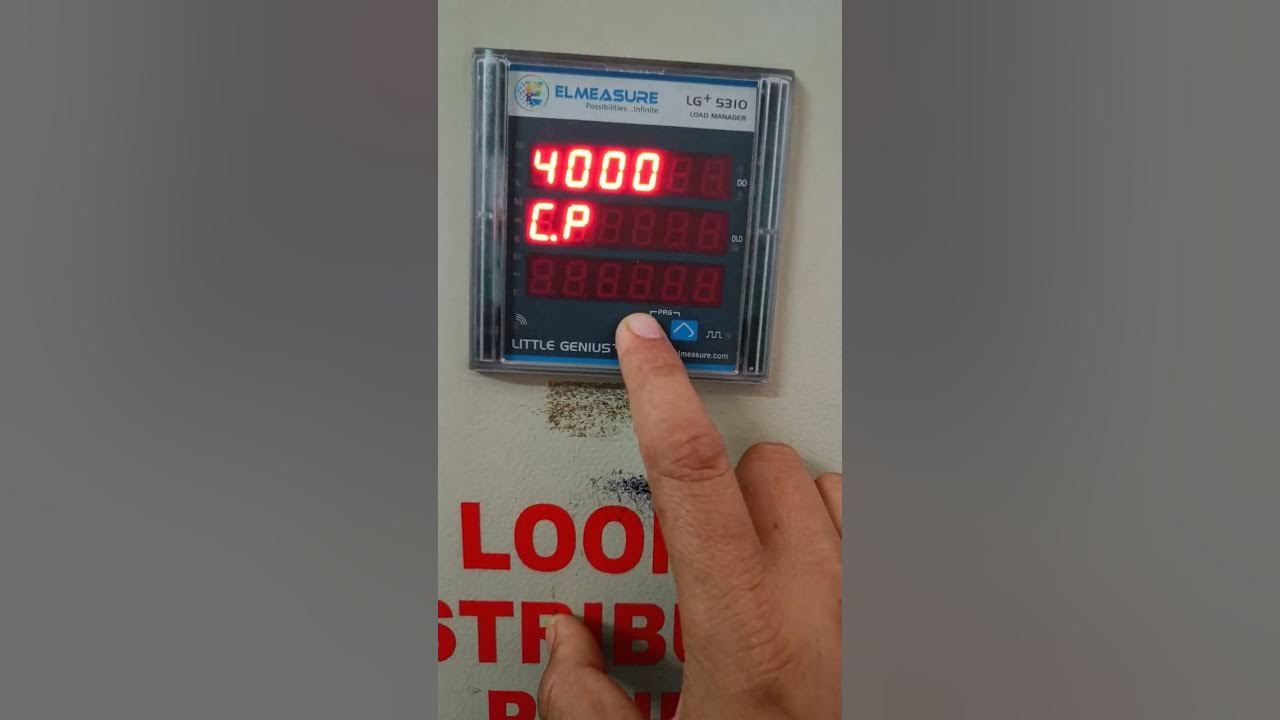 How to programming of Elmeasure multi function meter, model LG+5310 ...