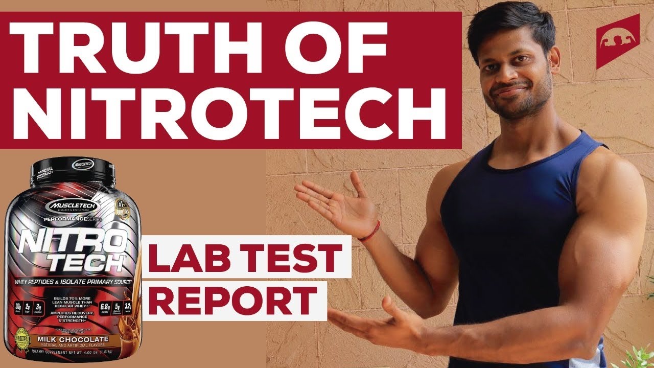 MUSCLETECH NITROTECH WHEY PROTEIN SCIENTIFIC REVIEW || LAB TEST REPORT ...
