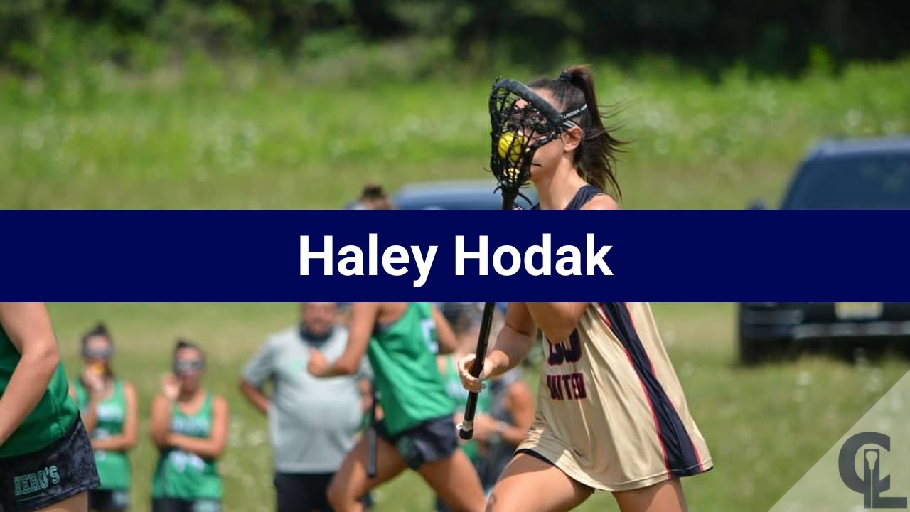 Haley Hodak Lacrosse Highlights - MD 2022 - Mid - YouTube
