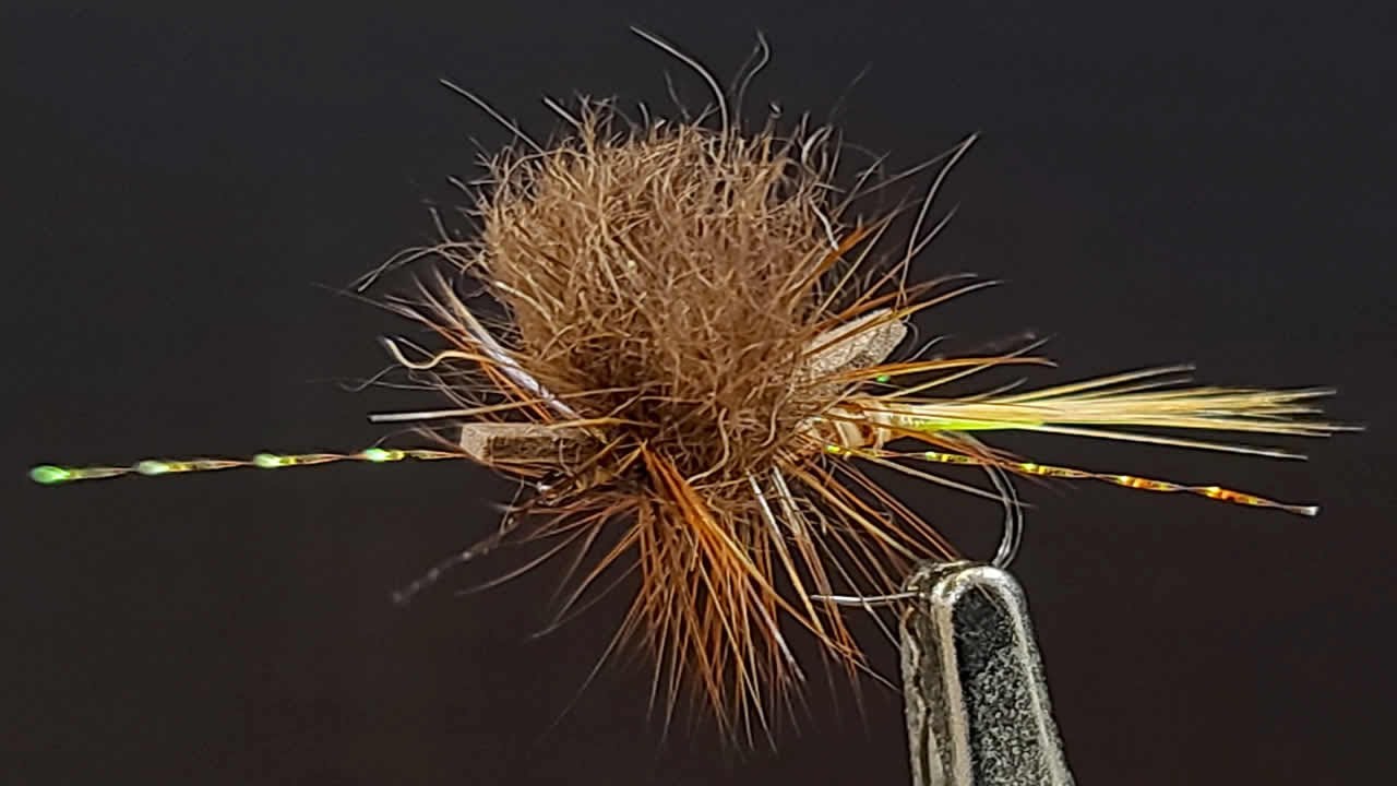 3-Stage Mayfly Adult-March Brown-Worley Bugger Fly Co. - YouTube