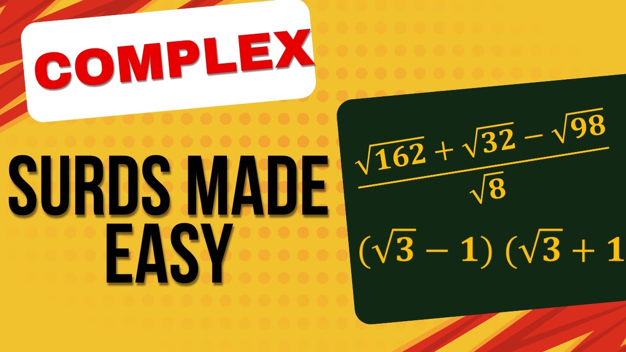 07 How to Solve Complex Surd multiplication - YouTube