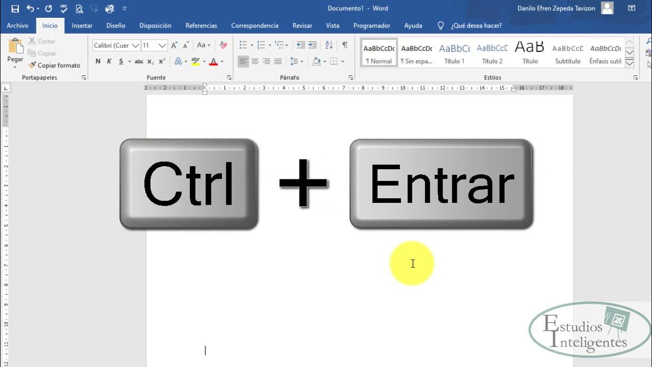 Word centrar texto en medio de la hoja. - YouTube