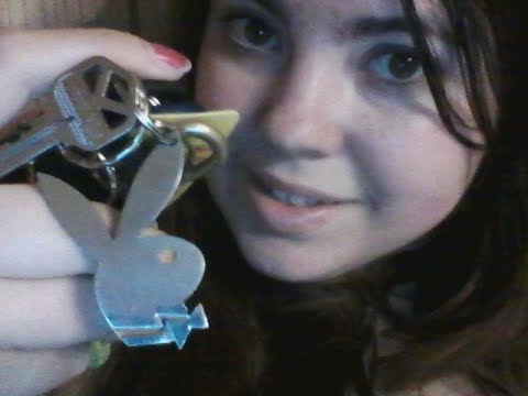 ASMR WITH..../ keys/tapping/tape/ and whispering - YouTube
