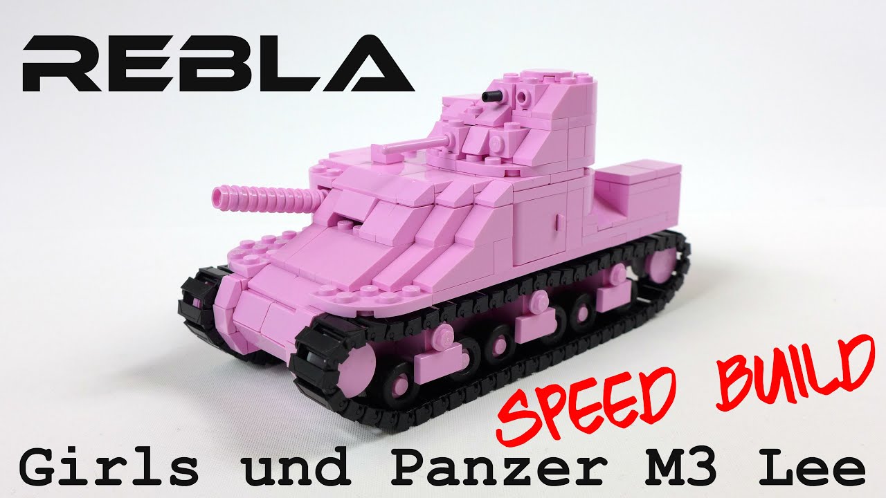 Speed build of the Girls und Panzer M3 Lee - YouTube
