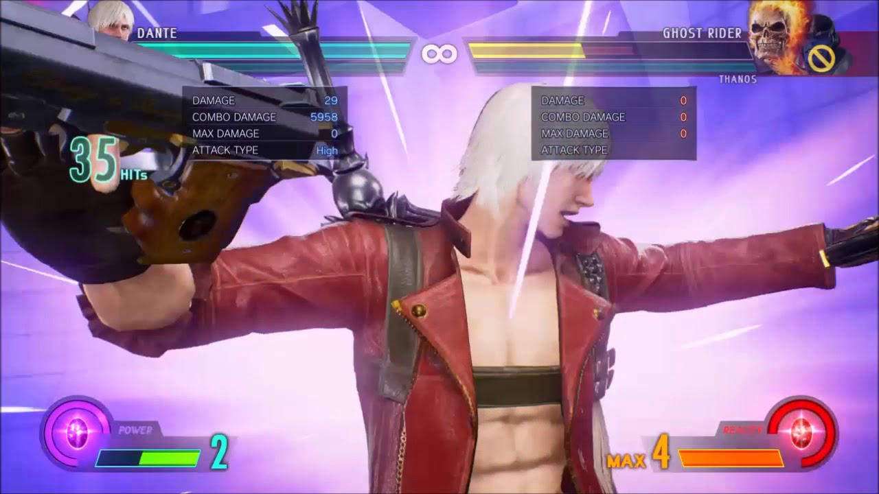 Marvel vs. Capcom Infinite - Dante Solo Combos (0-1 Meter) - YouTube