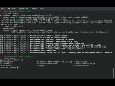 How to use specify a country IP with Anonsurf country code selector ...