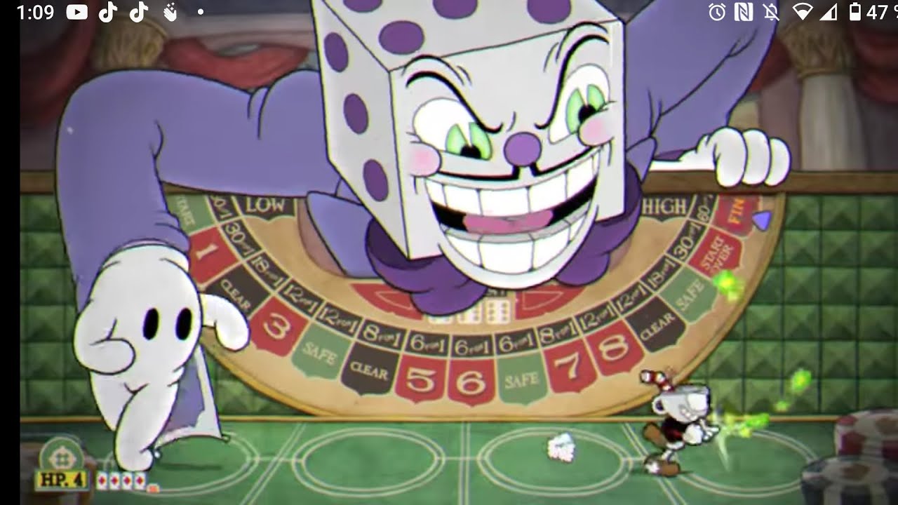 batalla con el rey dado cuphead Android completo - YouTube
