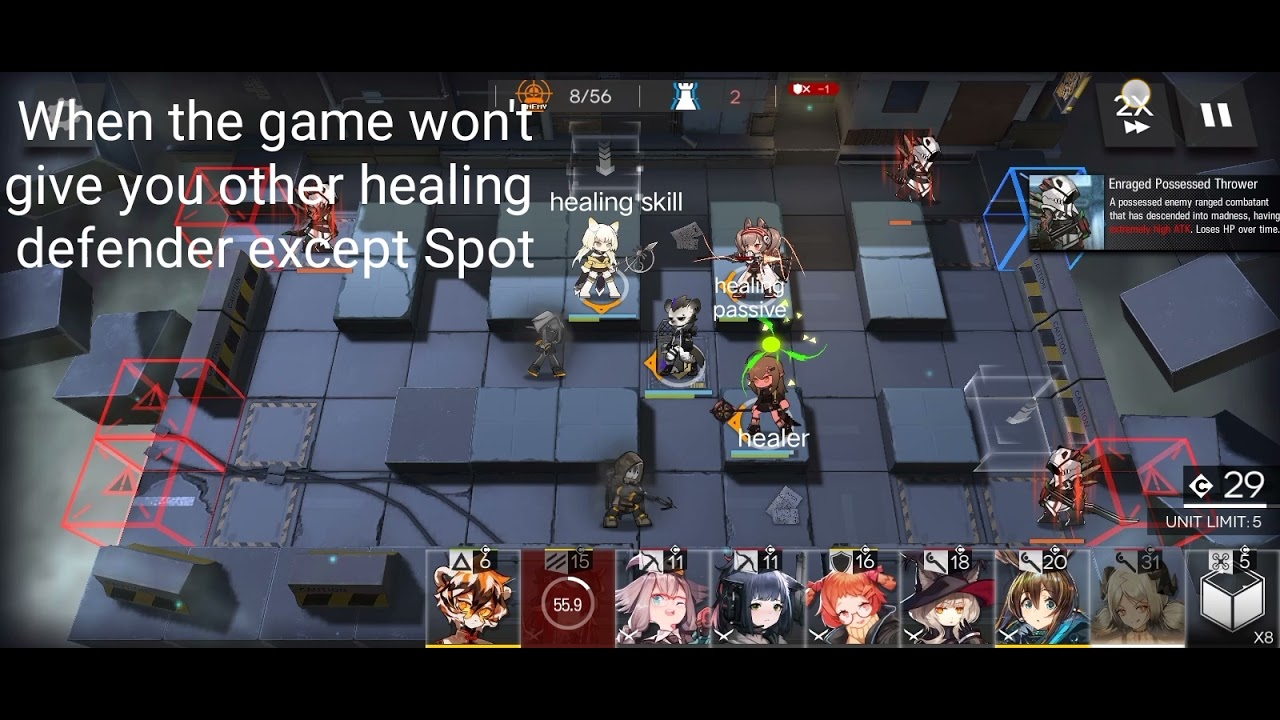 The true healing defender experience (Arknights) - YouTube