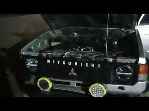 Mitsubishi Pajero BMW M57 30d first start