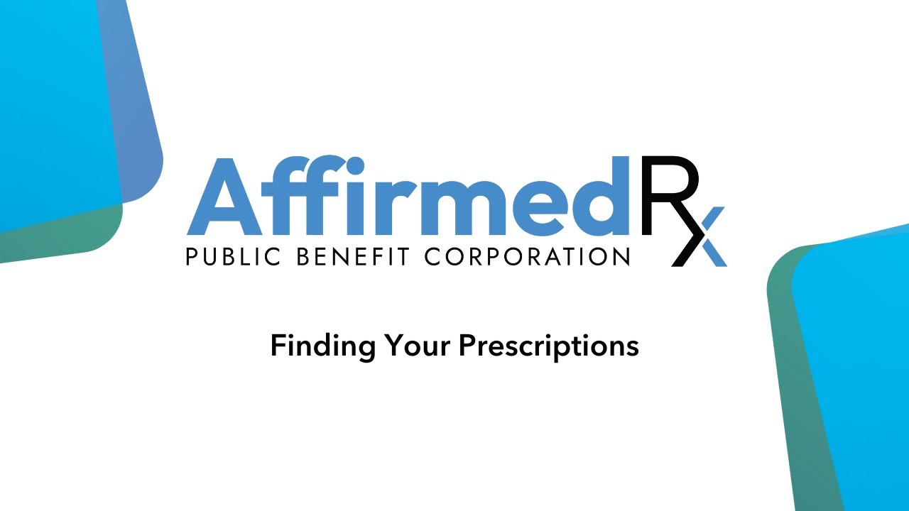 Finding Your Prescriptions | AffirmedRx - YouTube