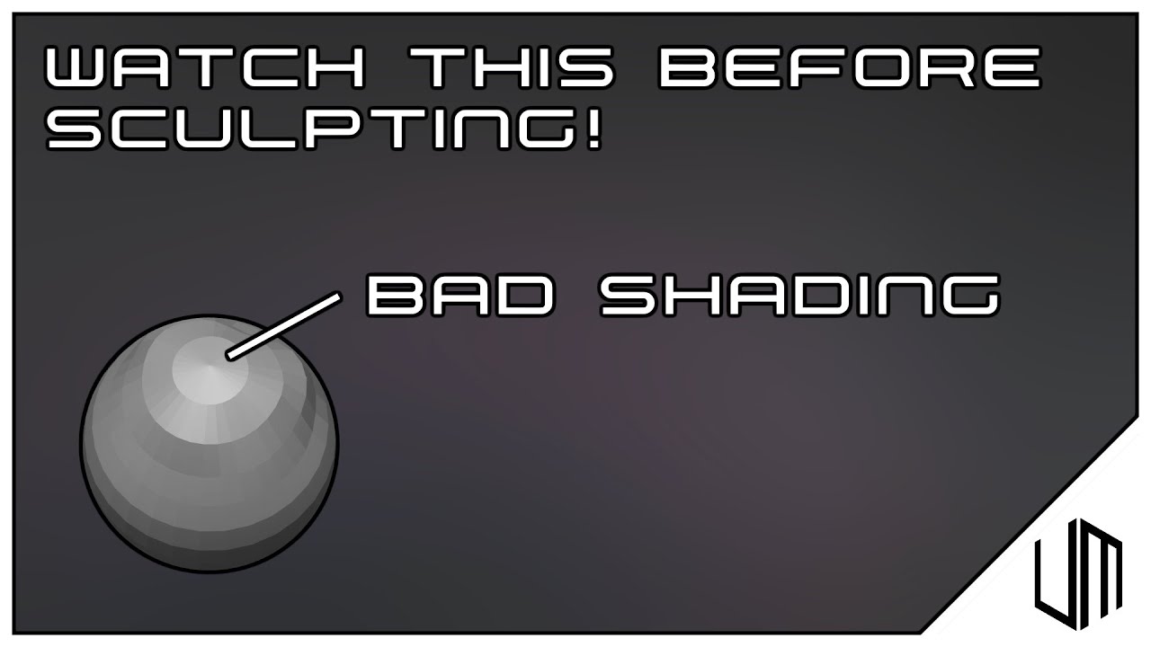 How to AVOID SHADING ISSUES when sculpting | Blender - YouTube